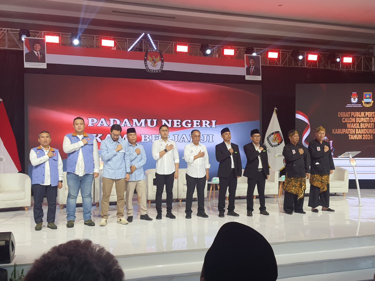 Debat Publik Perdana Pilbup Bandung Barat 2024 Usai, KPU KBB Bakal Lakukan Evaluasi - Inilahkoran.id
