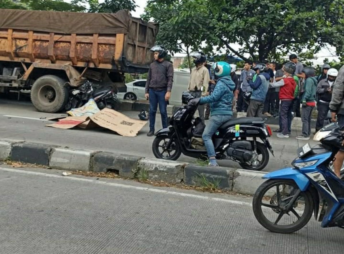 Kecelakaan Maut di Jalan Soekarno Hatta Bandung, Motor Tabrak Truk Mogok di Jalur Cepat ...